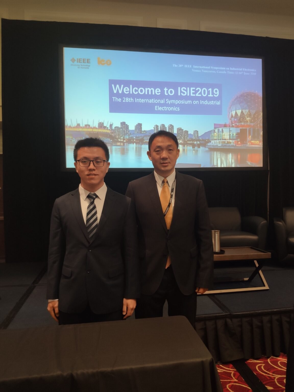 Han Wang attended the 28th IEEE ISIE conference – IWIN-FINS LAB