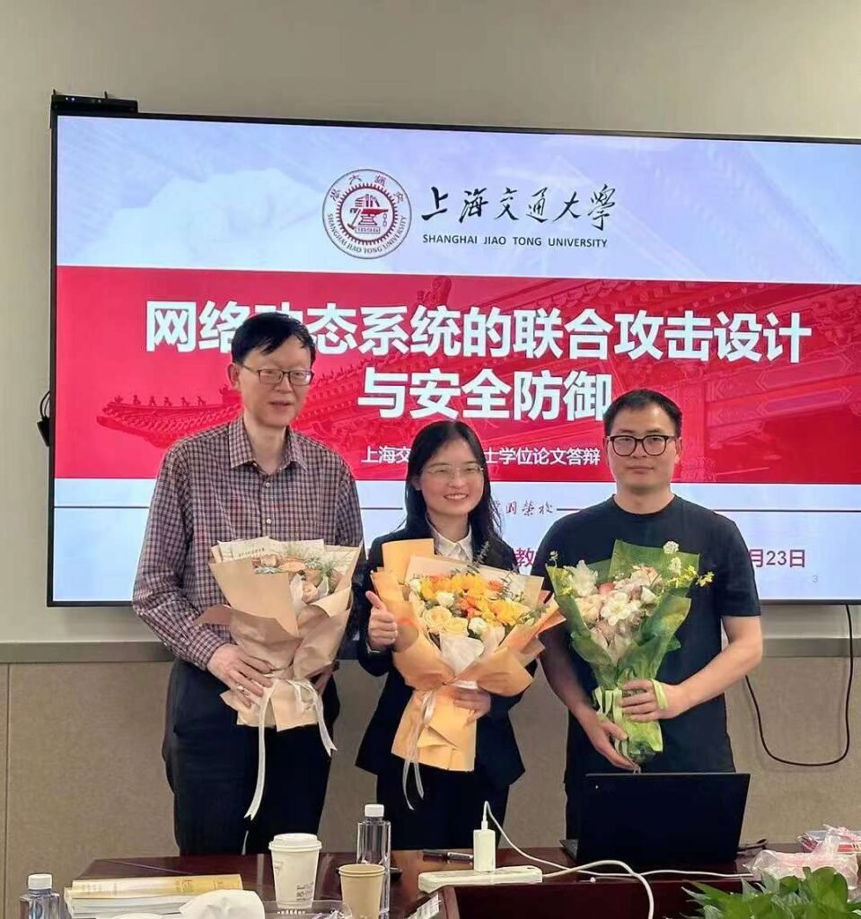 Congratulations to Yushan Li and Xiaoyu Luo on successfully defending ...